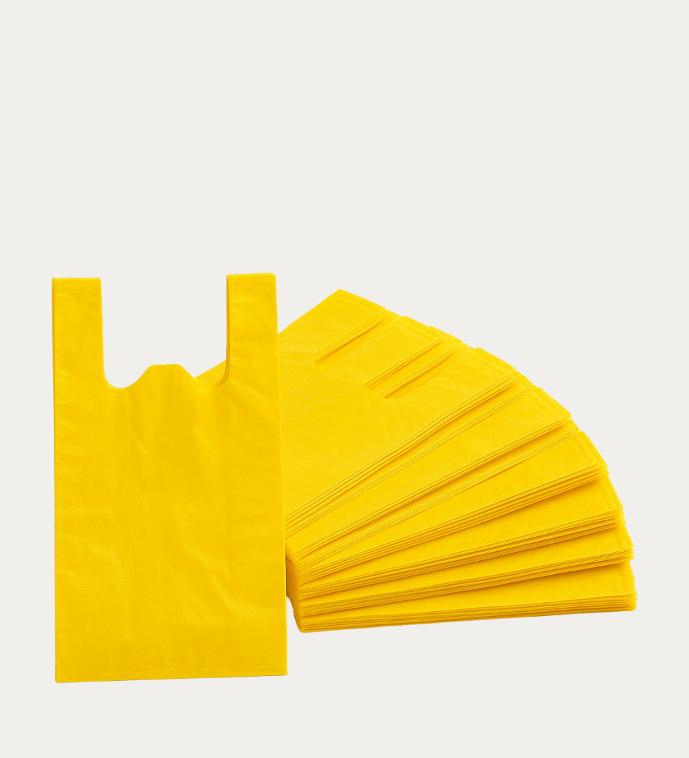 LD Yellow Bags Small – 400 Pcs, Heavy-Duty | Qatar – Retailercart