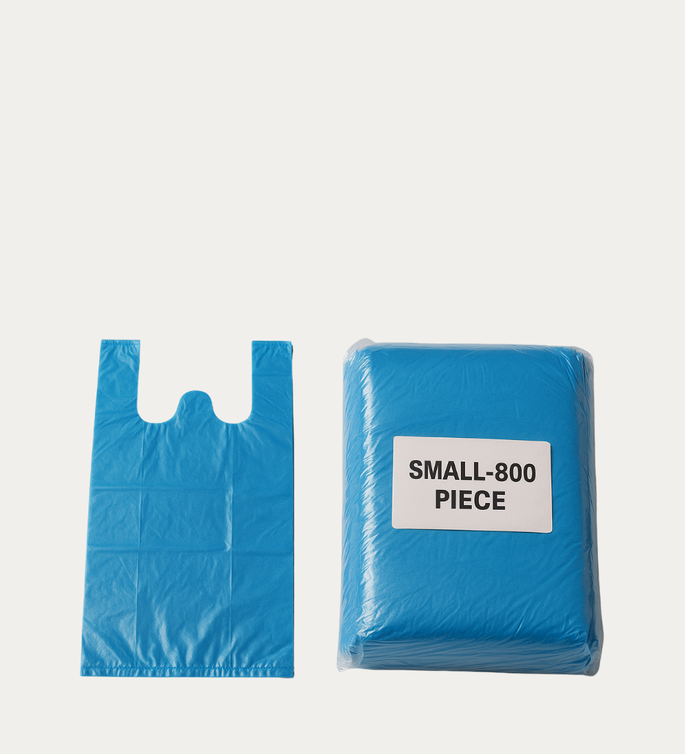 Small Blue Shopping Bags – 800 Pcs | Retail & Grocery Qatar – Retailercart