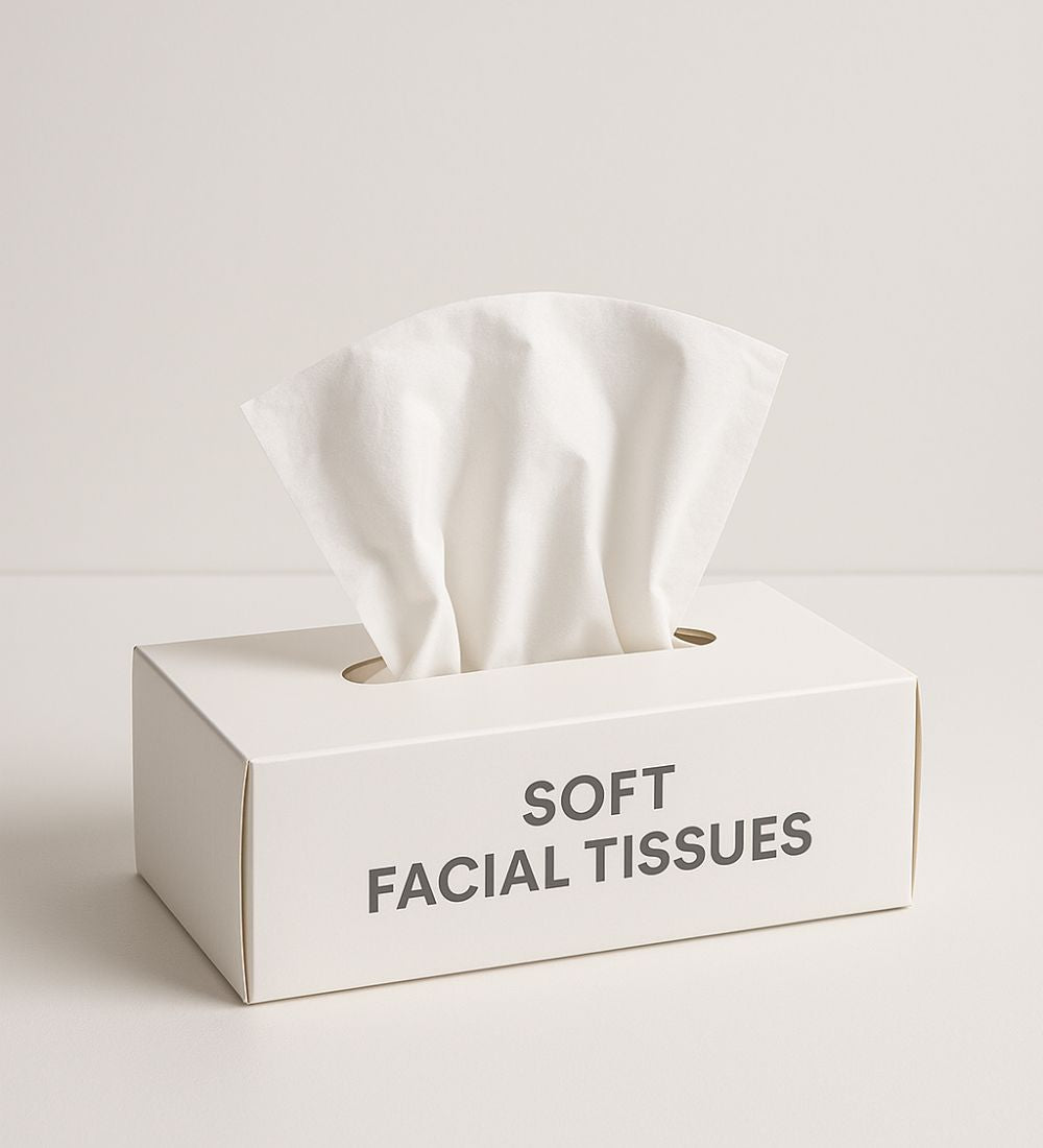 Soft Facial Tissue Box for Home & Office Use in Qatar