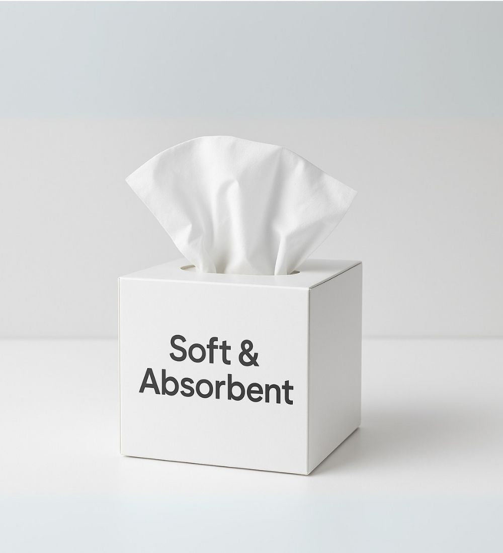 Soft Facial Tissue Cube Box – 48 Boxes | Gentle & Absorbent